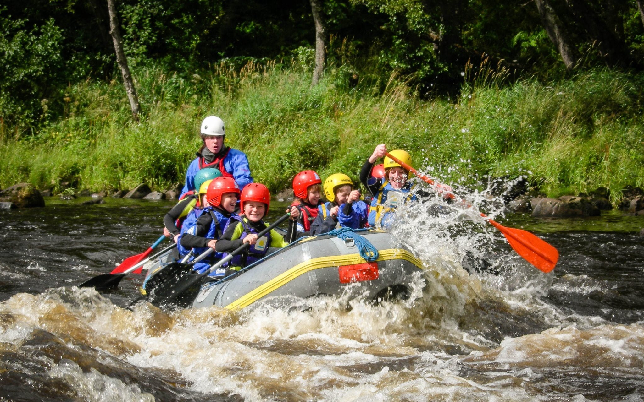 White Water Rafting on the River Tay - Perthshire - Aberfeldy - Scotland