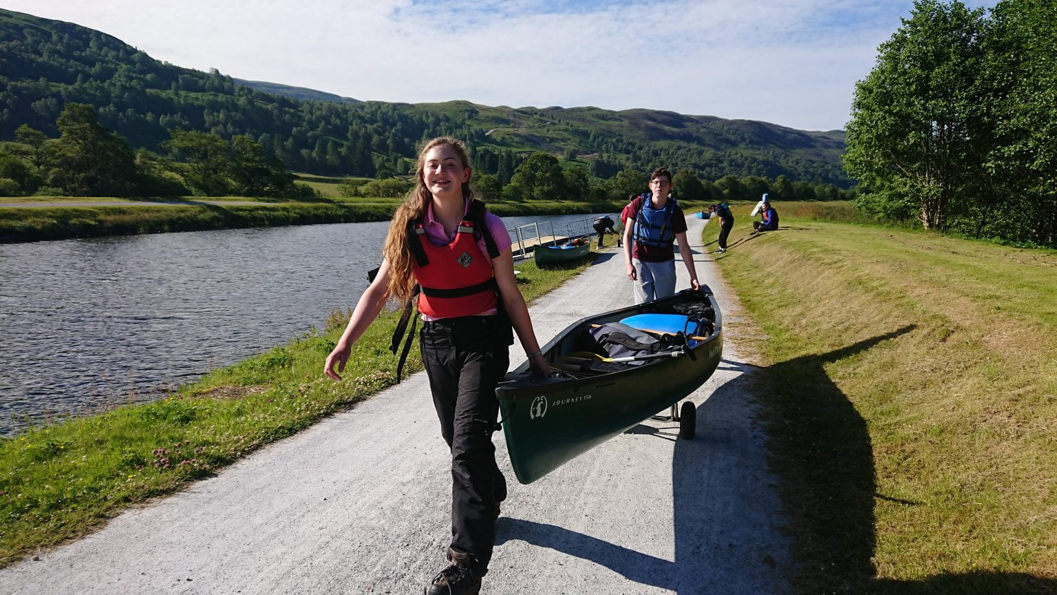 Gold DofE canoeing Training & Practice in Scotland