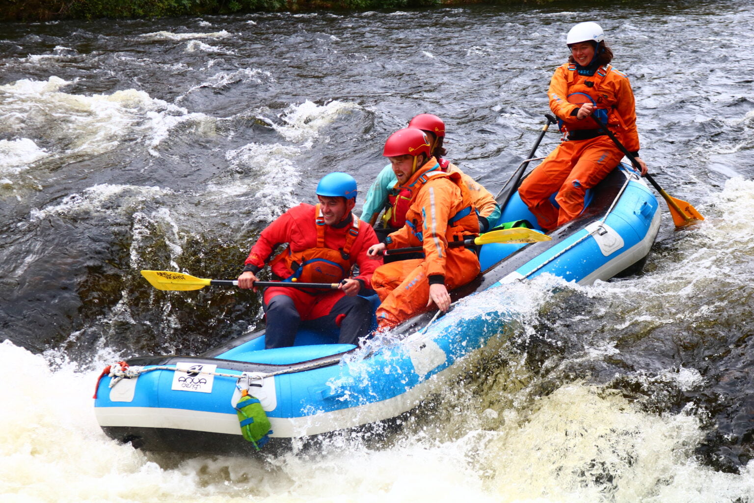 Female Raft Guide Scottish Canoe association | Active Outdoor Pursuits